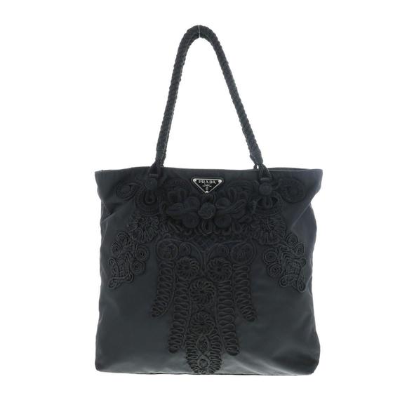 Prada | Bags | Prada Nylon Tote Bag Black | Poshmark